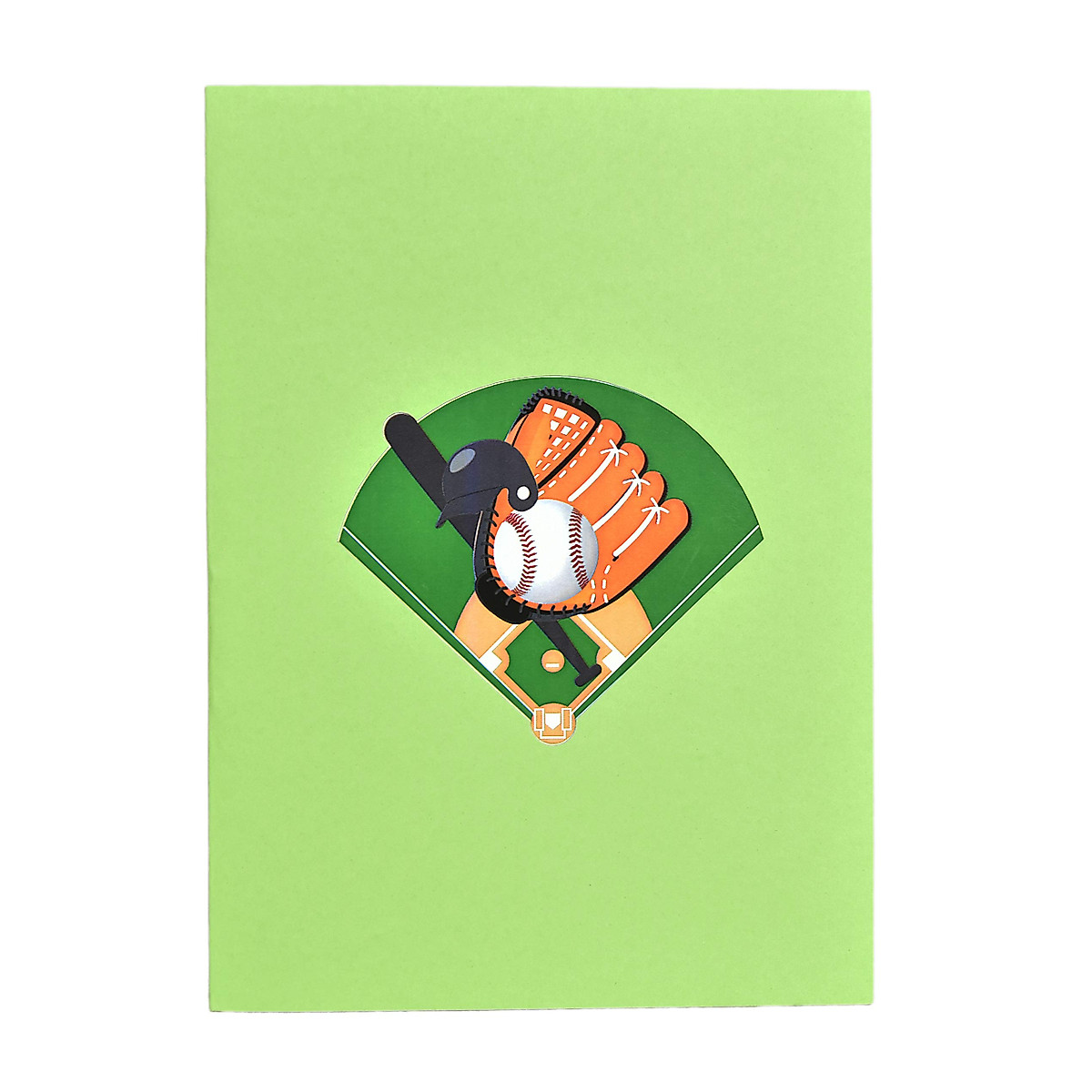 Teabug Cards Sports Themed Pop-Up Cards (baseball)