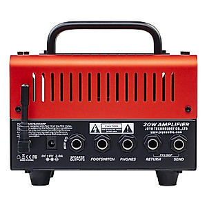 JOYO JACKMAN II Amplifier 20 Watt Hybrid Mini Tube Head Bluetooth BanTamp XL Series with Foot Switch