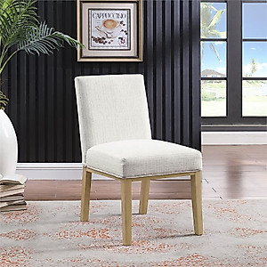 HomePop Kolbe Upholstered Dining Chair - Stain-Resistant Woven (Single Pack)