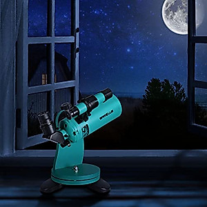 Maksutov-Cassegrain Telescope 60 with Dobsonian Mount, 60mm Aperture 750mm Focal Length, with Finderscope and Phone Adapter, Tabletop Telescopes for Kids Adults Beginners Astronomy