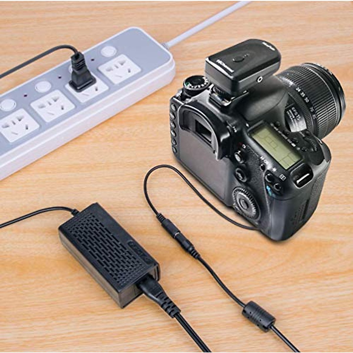 ACK-E6/ACE6N DR-E6 Continuous Power Adapter LP-E6 Dummy Battery for Canon EOS 70D 80D 90D 5Ds 5Ds R 5D Mark II III IV 6D 6D Mark II 7D 7D Mark II 60D 60Da EOS R R5 R6 R7 Cameras by Tengdaxing