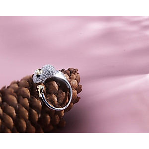 Helen de Lete Rat Steal Cheese S925 Sterling Silver Adjustable Ring