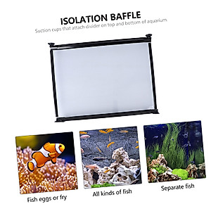 balacoo 2pcs aquarium divider panels frag rack fish tank divider 75 gallon fish tank aquarium gravel 55 gallon fish tank lid fish tank filters aquarium suction cups filter screen mini