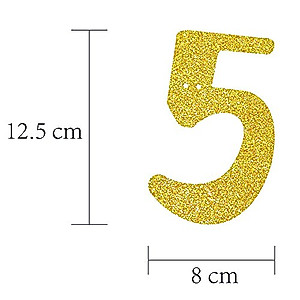 GOER Gold Glitter cheers to 50 years Champagne Glasses Banner for 50th Birthday Party Decorations