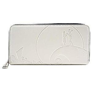 Loungefly x Nightmare Befor Christmas Debossed Wallet, Cream, One Size