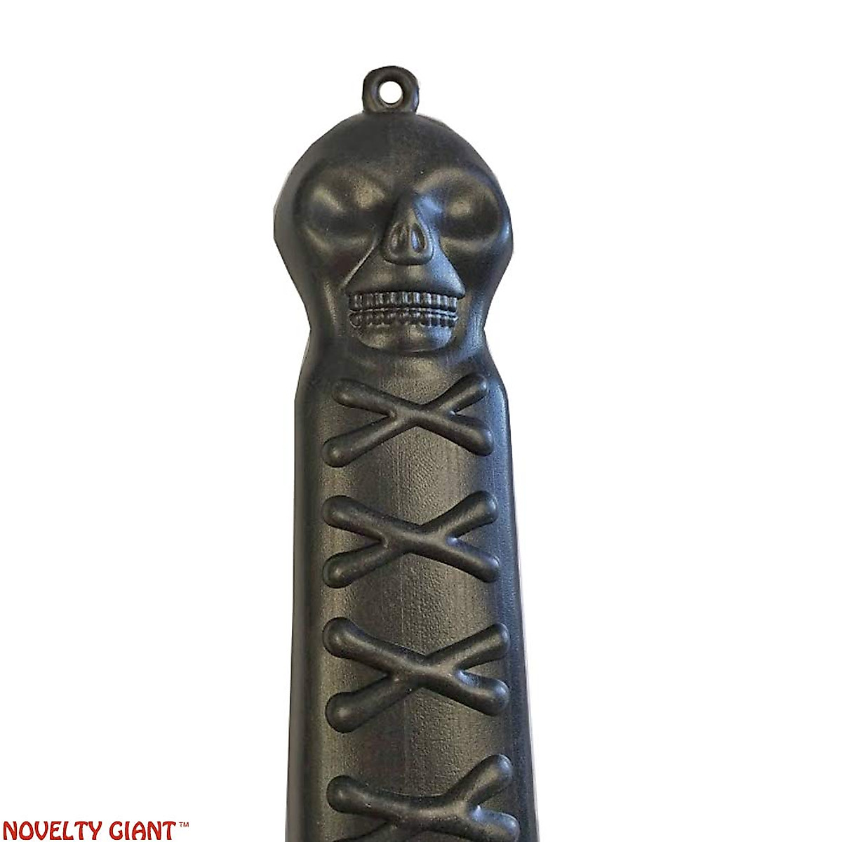 NOVELTY GIANT WWW.NOVELTYGIANT.COM Jumbo Plastic Bloody Butcher Knife With Skull Handle Costume Prop