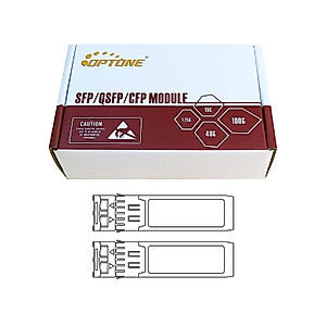 10Gb SFP sfp-10g-lr, OPTONE SFP+ 10G Single Mode Dual Fiber 1310nm SMF 10km LC Compatible with Cisco SFP-10G-LR, DDM Ubiquiti UF-SM-10G, Mikrotik,Netgear,Edge-core and More(2Pack)