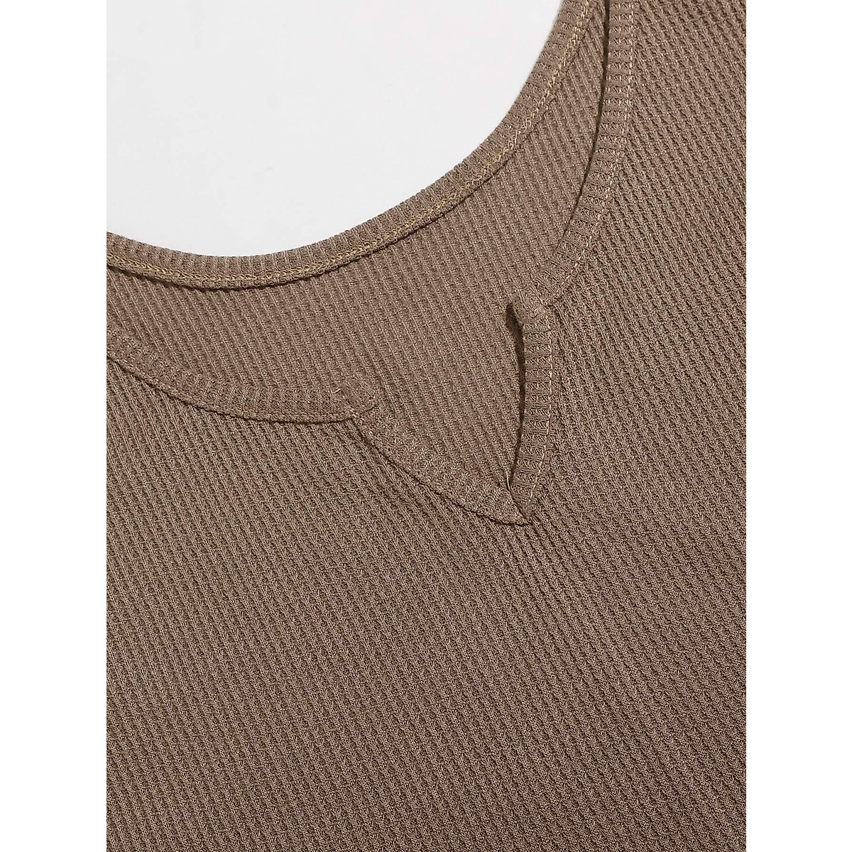 Milumia Womens Two Piece Pajamas Crop Tank Top Tie Waist Fluffy Teddy Shorts Lounge Set (A Brown and Beige, Large)