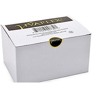 Vivaplex, 12, Assorted Colors, 4 oz Glass Bottles, with Lids