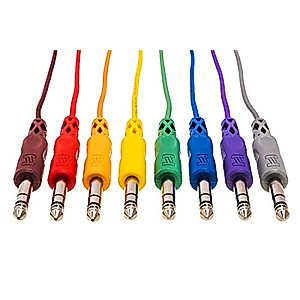 Hosa CSS-830 1/4" TRS to Same Balanced Patch Cables, 1 Foot
