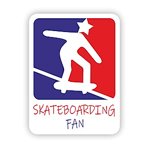 Sports Sticker | Skateboarding Fan | Design for on a Water Bottle, Sports Equipment, Laptop, case, Phone, etc. Design by Rurikovich "Sport Star"