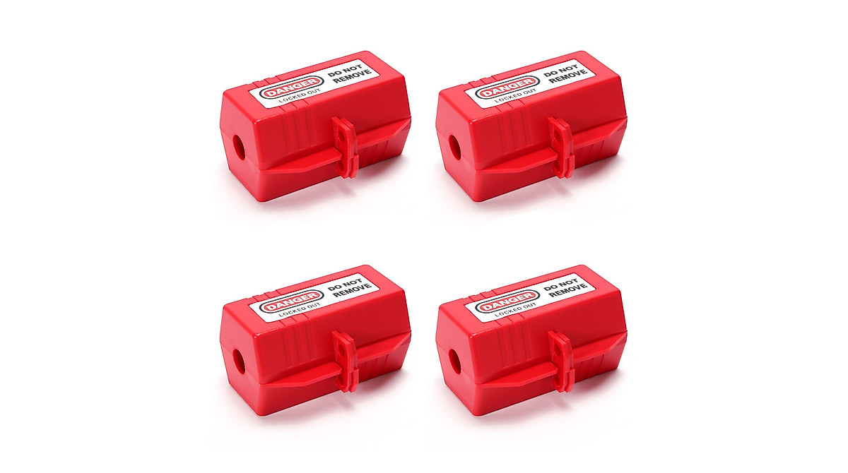 OMGTMD Lockout Tagout Plug Lock Universal Forklift,Cylinder,Electrical ...