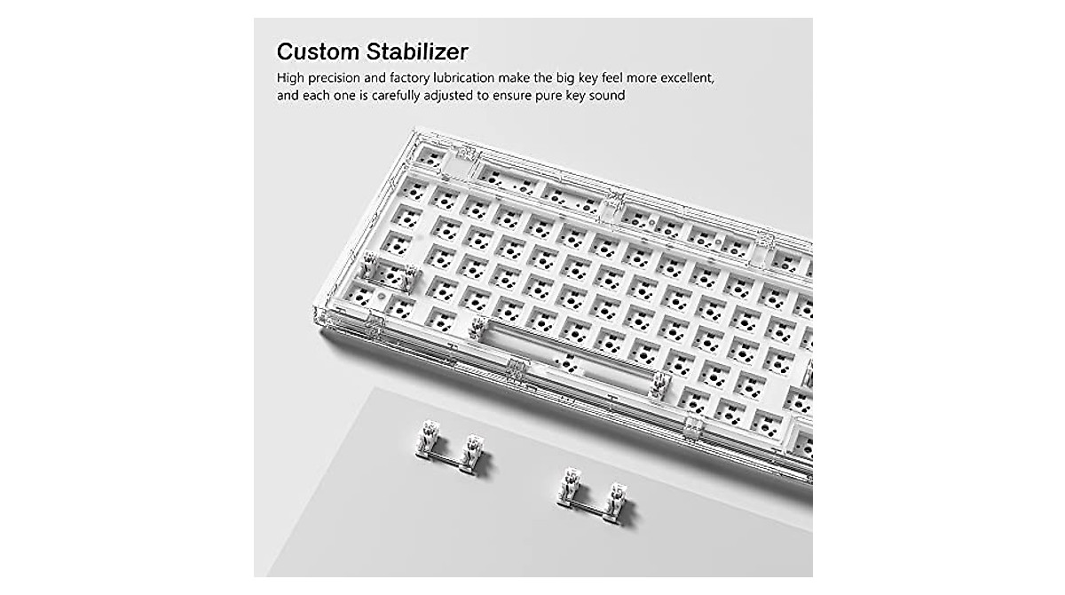 Womier Custom Gasket Mount 75% Keyboard Kit