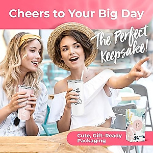 SassyCups Bride Tumbler Cup | Vacuum Insulated Stainless Steel Drink Cup with Straw for Bride to Be | Engagement Glass | Newly Engaged Travel Mug | Future Mrs Bachelorette Cup (22 Ounce, White)