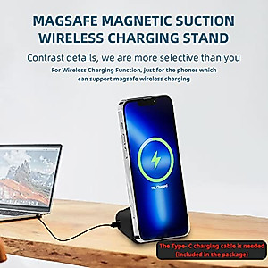 HAFOKO Magnetic Smartphone CapGrip Camera Cell Phone Handle Grip Photo 10W Wireless Charging Stand Phone Holder with Bluetooth Wireless Remote Control Compatible for iPhone Samsung Video Shooting