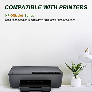 CAVDLE Compatible 932XL 933 Ink Cartridge Replacement for HP 932 XL 933 XL for Use with HP Officejet 7110 6700 6100 6600 7510 7612 7610 Inkjet Printer, 4 Packs - Black Cyan Magenta Yellow