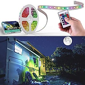 LATCH.IT RV Awning Lights | 20’ V2.1 DIY Kit LED Awning Lights for RV & Campers | IP68 Waterproof RV LED Lights Exterior| The Most Complete Camper Awning Lights Kit in The Market!
