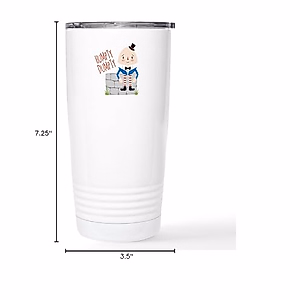 CafePress Humpty Dumpty Travel Mug 20 oz. Insulated Stainless Steel Coffee Tumbler