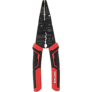 CRAFTSMAN Wire Stripping Tool / Wire Cutter & Crimper, 8-Inch (CMHT81714)