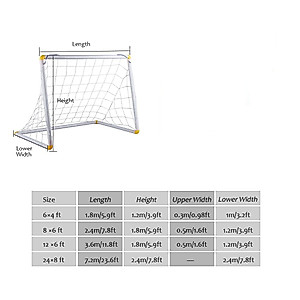 Dioche Soccer Replacement Goal Nets, Soccer Net Football Net, Sports Soccer Goal Post Net Replacement for Sports Match Training