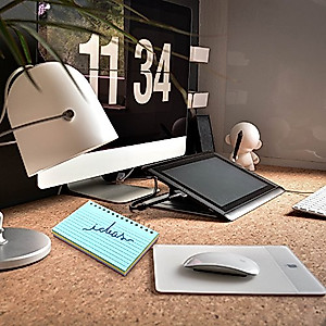 Emraw 50 ct. Spiral Bound Ruled Front Plain Back Index Card assorted Neon Colors 3”x5” - Used in kitchen, School, Office Etc. (Pack of 2)