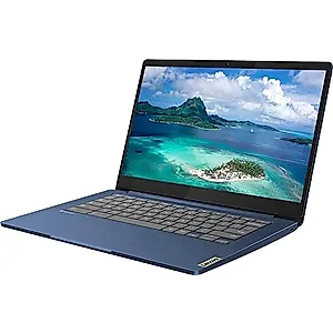Lenovo 2023 Newest Ideapad Slim 3 14" FHD Touchscreen Chromebook Laptop, 8-Core MediaTek Kompanio 520, 4GB RAM, 128GB Storage(64GB eMMC + 64GB Micro SD), WiFi6, 13.5hr Battery Life, Webcam, Chrome OS