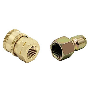 Twinkle Star 3/8 Inch Quick Connect Fitting Pressure Washer Adapter Set, TWIS293