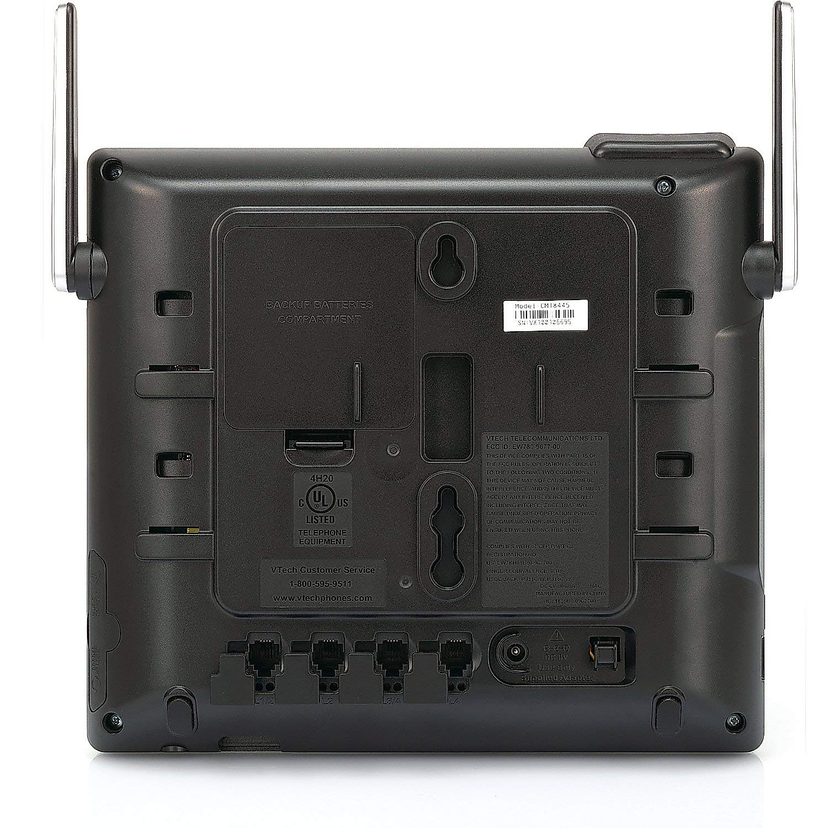 VTech CM18445 Main Console - DECT 6.0 4-Line Expandable Small Business Office Landline Phones with Answering Machine System, Desk Phone, Corded Telephone for Home and Office (Renewed)