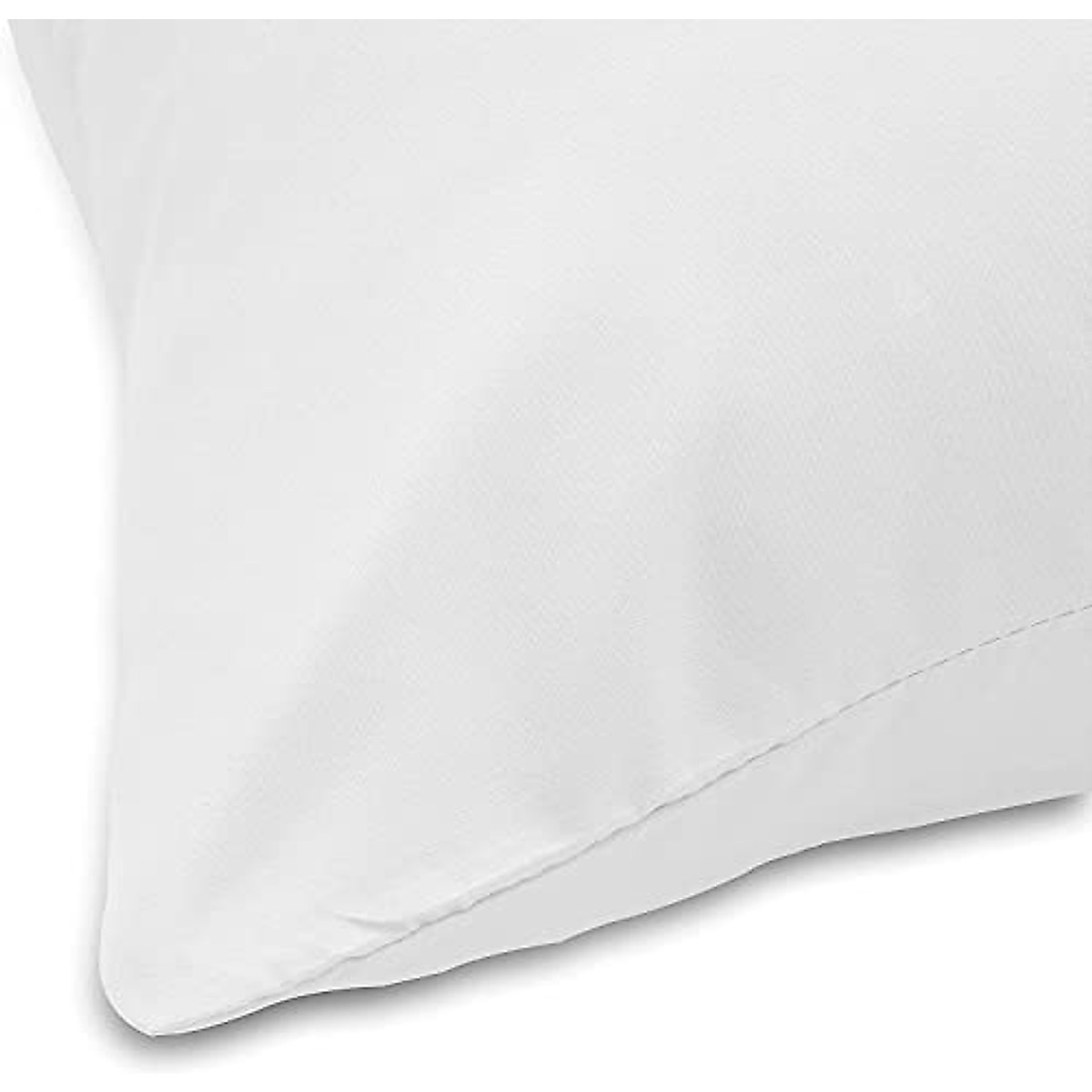 Hriksh Travel Pillow Case 12x18 Size Pack of 2 Pieces 100% Egyptian Cotton Zipper Closure 500 Thread Count Toddler Pillowcase Fits Up to 12x18, 12x16 or 11x15 White