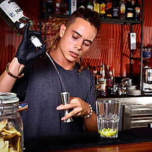 ZPUFAW 12 Pack Liquor Pour Spouts Inchluding 1 Piece of Brush with Rubber Caps Stainless Steel Tapered Speed Pourers Fits for Olive Oil Wine 3/4" Bottle Bar Bartender Accessories Tools