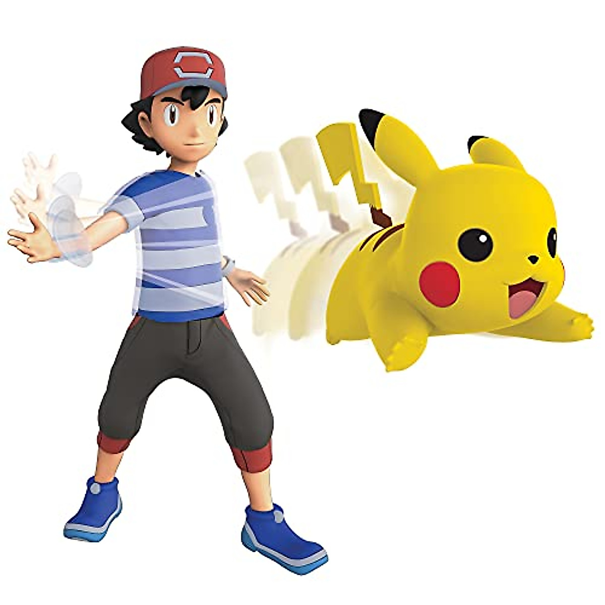 PoKéMoN Action Figure, 4.5"" Battle Action Ash & Pikachu