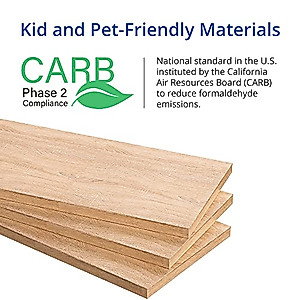 Cozy Castle TV Stand for 50 Inch TV, Modern TV Console with Shelves for Living Room Bedroom, Entertainment Center for Flat Screen TV, Wood TV Stand for TVs up to 50", 43.3 inch, Oak