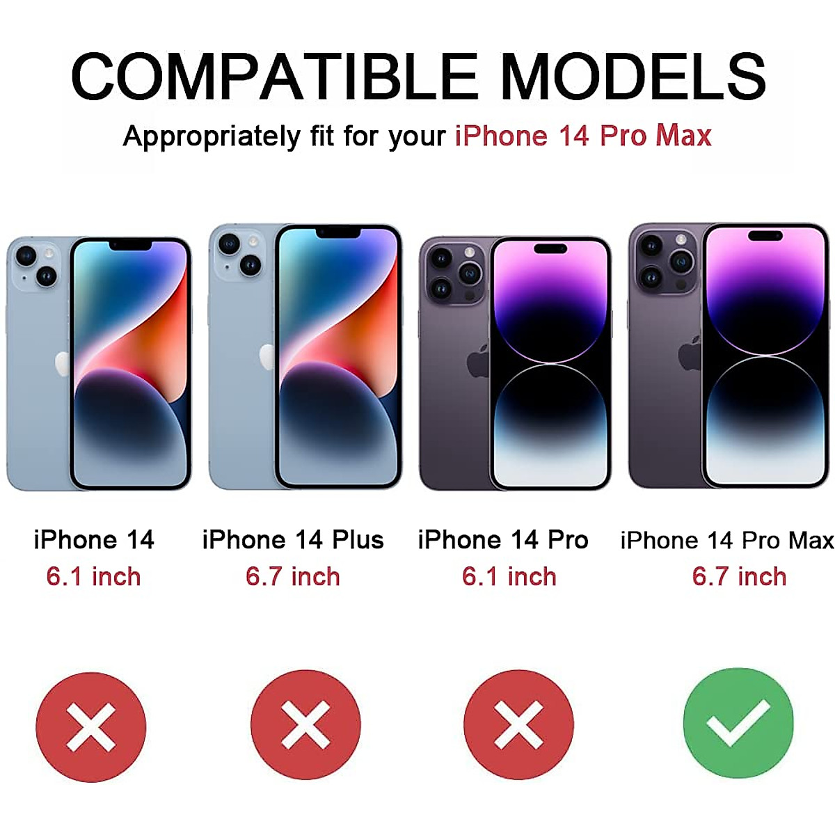 VEGO Case for iPhone 14 Pro Max 5G 2022, Magnetic Case with Built-in Strong Magnets, [Yellow Resistant] Clear Slim Soft TPU Shockproof Case for iPhone 14 Pro Max 6.7" - Clear