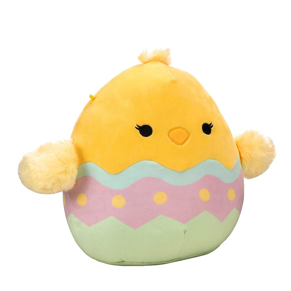 Kellytoys Squishmallows 12 inch Aimee The Yellow Chick in Egg Pillow Plushie Toy
