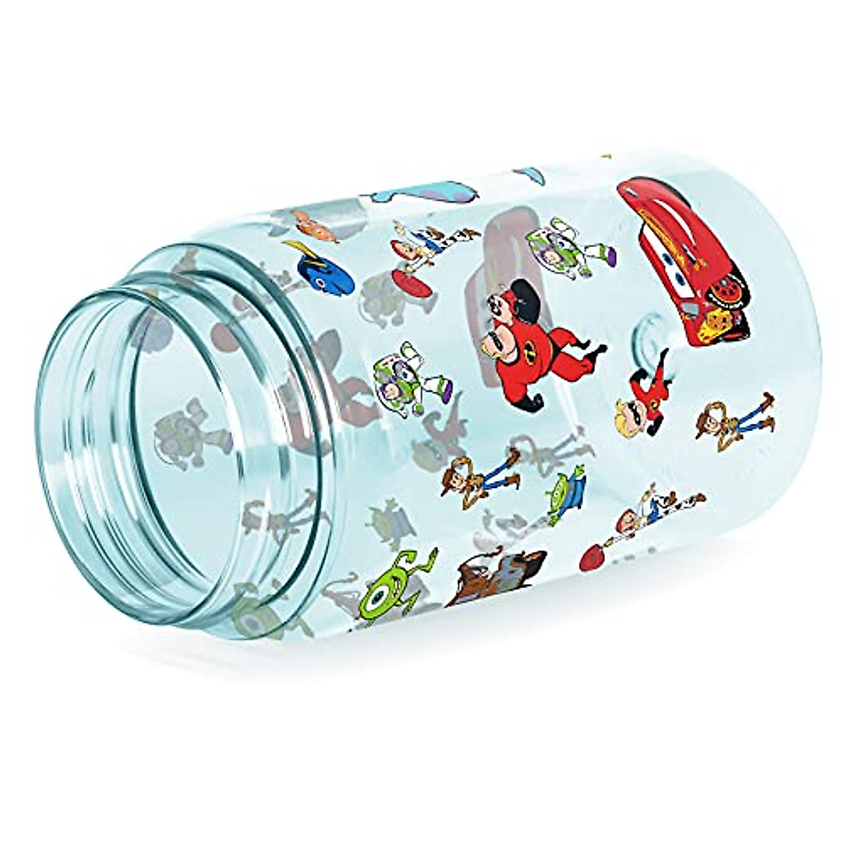 Simple Modern Disney Kids Water Bottle Plastic BPA-Free Tritan Cup with Leak Proof Straw Lid | Reusable and Durable for Toddlers, Boys, Girls | Summit Collection | 12oz, Pixar Pals