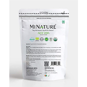 minature Combo of Three- Aloe Vera Powder, Orange Peel Powder and Walnut Shell Powder - Skin Care - 227 g Each