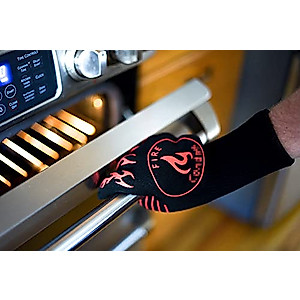 Fire Con Dumb Heat Resistant Glove - Hilarious Gift That Works - 932 Degrees Heat Resistant - Includes Heat Glove, Funny Box, and Instructions