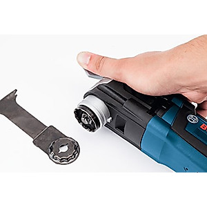 BOSCH OSL006 5-Piece Starlock Oscillating Multi Tool Assorted Set Blades for Mixed Applications in Metal, Wood and Other General Purpose Materials with Included Pouch