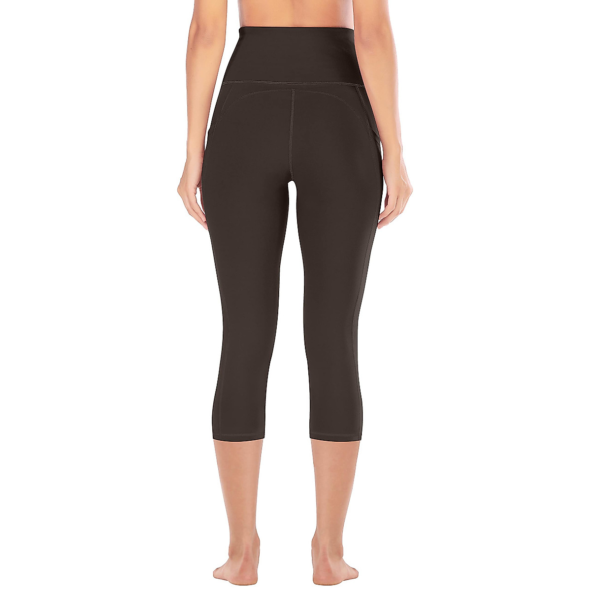 Ewedoos Womens Yoga Pants with Pockets Capri Leggings for Women Tummy Control Workout Leggings Compression Capris Pants