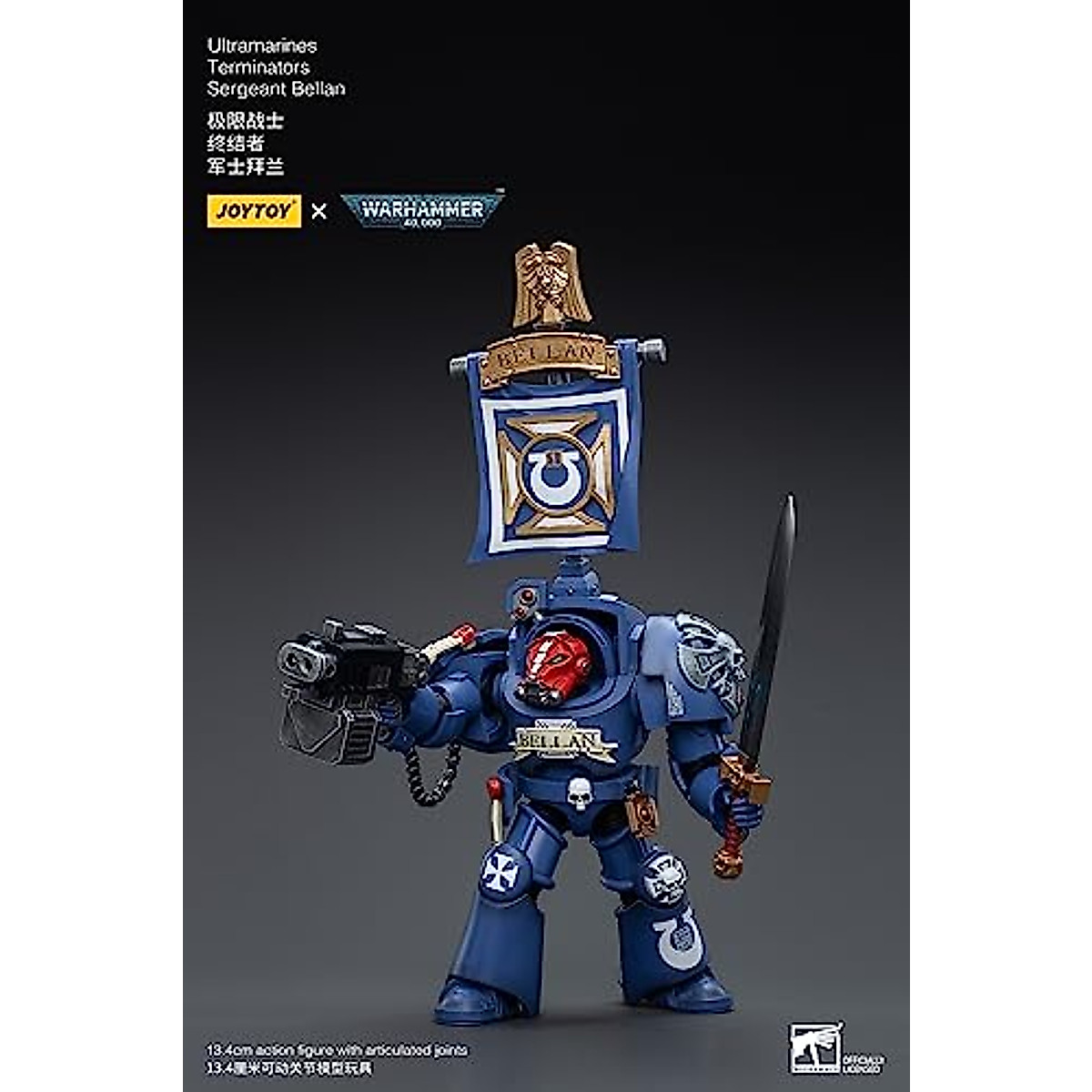 JoyToy Warhammer 40K: Ultramarines Terminators SGT. Bellan 1:18 Scale Action Figure
