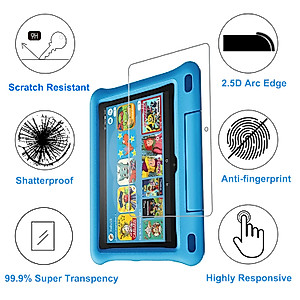 KXOYJAD Screen Protector for 8 Kids(2022)/8 Kids Pro, Tempered Glass Film(2 Pack)