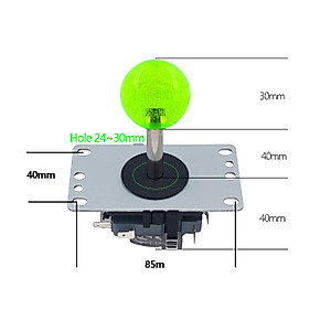 SJ@JX Arcade Game Controller USB Encoder 2 Player Gamepad Cherry MX Microswitch Button 8way Joystick for Nintendo Switch PC PS3 Retropie Raspberry Pi MAME