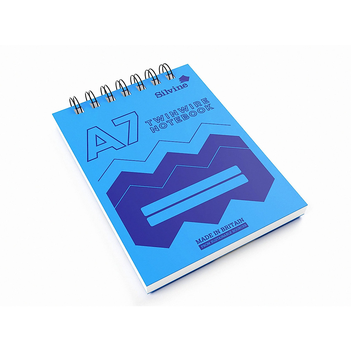 Silvine 160 Page A7 Wirebound Notebooks with Durable Wipe Clean Covers [Assorted Pack of 20],POLYA7AC