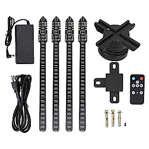 3D Hologram Fan WiFi Projector 22.0in, 3D Hologram Advertising Display Fan, 1600x672P Holographic Projector Fan for Business Store Shop(US)