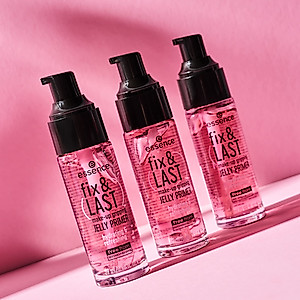 essence | Fix & LAST Make Up Gripping Jelly Primer | Hydrating & Smoothing Foundation Primer for Long Lasting Make Up | Vegan & Cruelty Free | Made Without Parabens, & Microplastic Particles