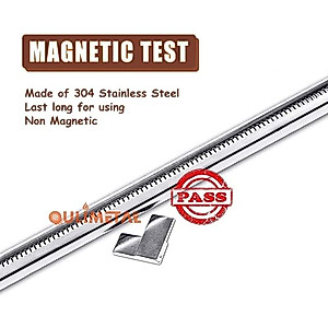 QuliMetal 24.5 Inch Flavorizer Bars and SUS304 34.5 Inch Grill Burner for Weber Genesis 300, E310 E320 S310 S320 (with Side Control Panels), Replaces Weber 7540 67722 67820