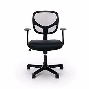 JTSQ Swivel Mesh Office Chair in Black Gaming Chair Office Chair Gaming Desk Computer Chair High Chair Home Office Desk Chairs Office Chairs Home Office Office Furniture Swivel Chair