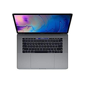 Apple MacBook Pro 15-inch w/ Touch Bar (Mid 2018), 220ppi Retina Display, 6-Core Intel Core i7, 512GB PCIe SSD, 16GB RAM, macOS 10.13, Space Gray (Renewed)