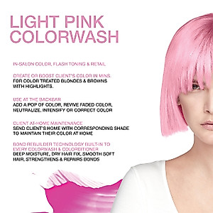 Celeb Luxury Viral Colorwash, Professional Semi-Permanent Hair Color Depositing Shampoo, Pastel Light Pink, 8.25 Fl Oz (Pack of 1)