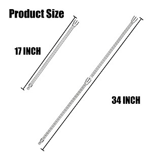 JOEJET Stainless Steel Pressure Washer Extension Wand 17 Inch, Pressure Washer Couplers